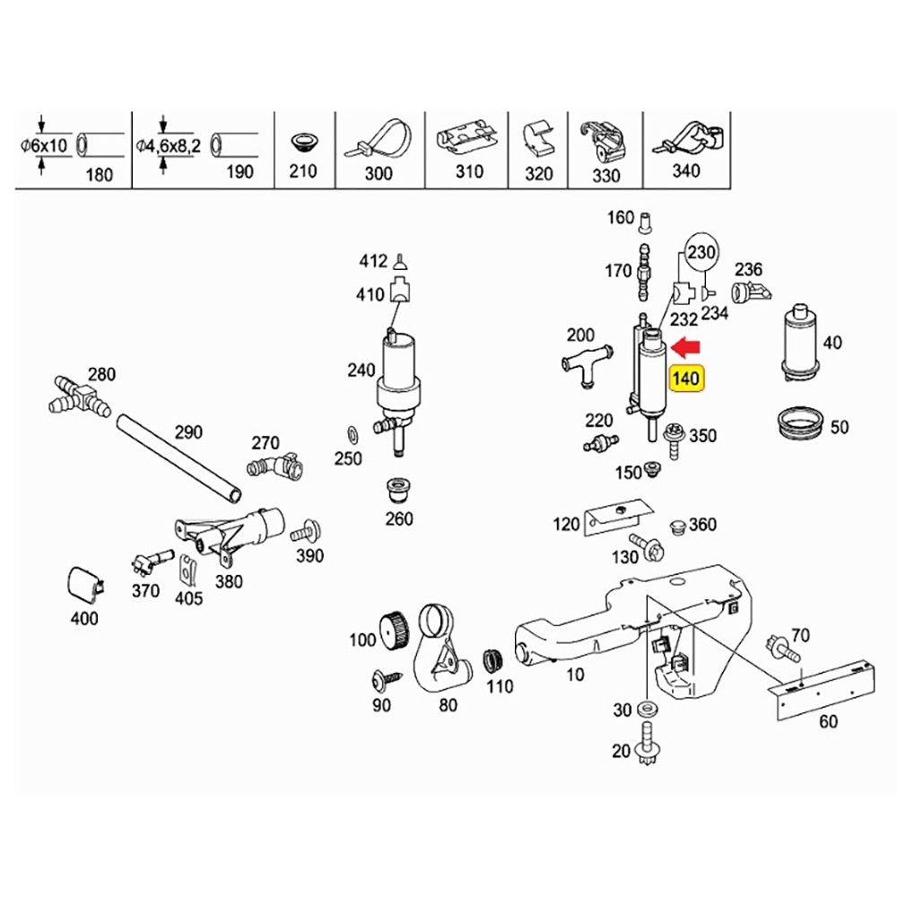 Motor Esguicho Limpador ParaBrisa Mercedes Scania 0008694021