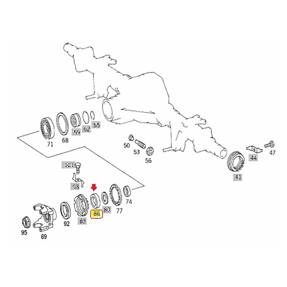 Retentor Pinhão Mercedes Benz Accelo 915 HL2 0249978047