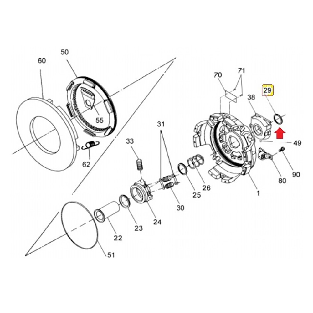 Disco Freio Cambio International 4900 Dt466 127740