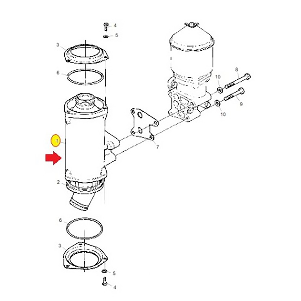 Radiador Oleo Motor Scania 111 112 113 114 P96 1368736