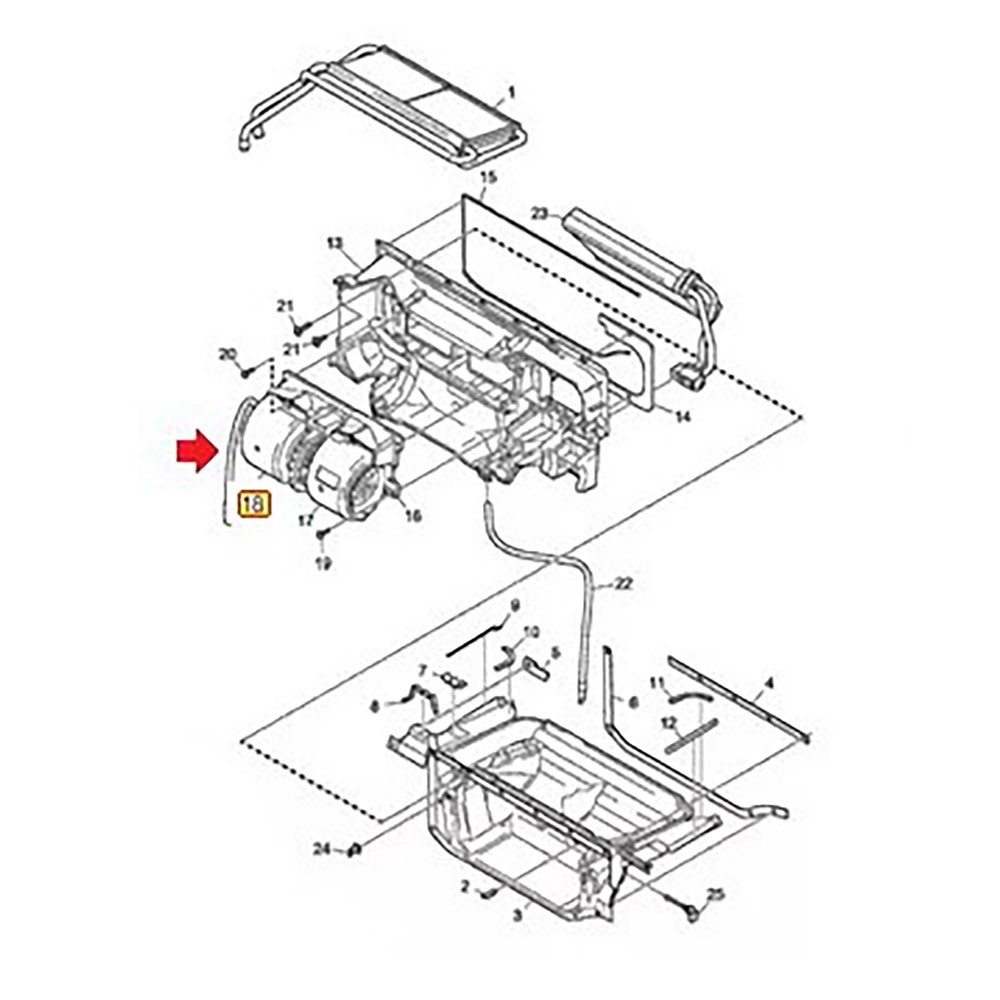 Motor Ventilador Cabine Scania R114 R124 24v 1495692