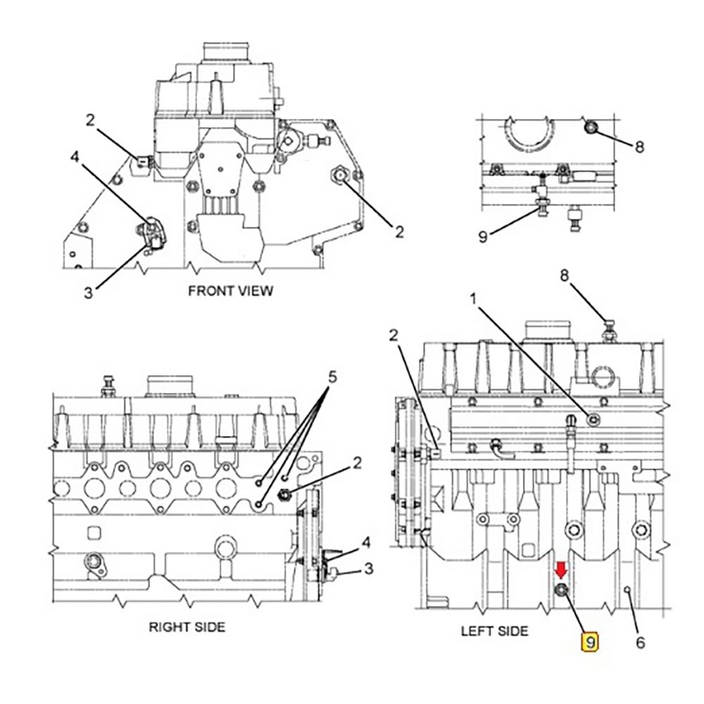 Sensor Pressao Oleo International 4700 4900 Dt466E 1807369C2