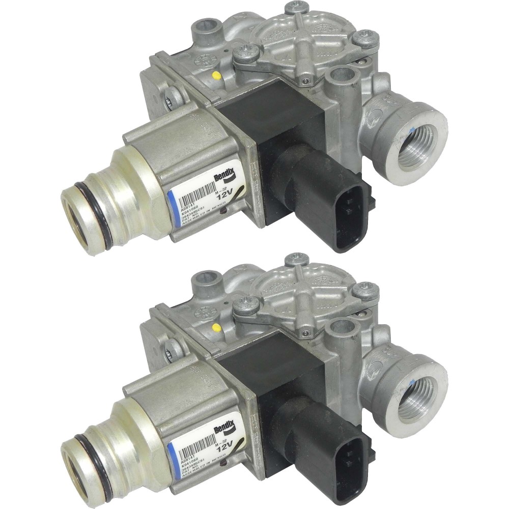 Kit Valvula Moduladora Freio Abs International 2 Unidades 3843485C91K