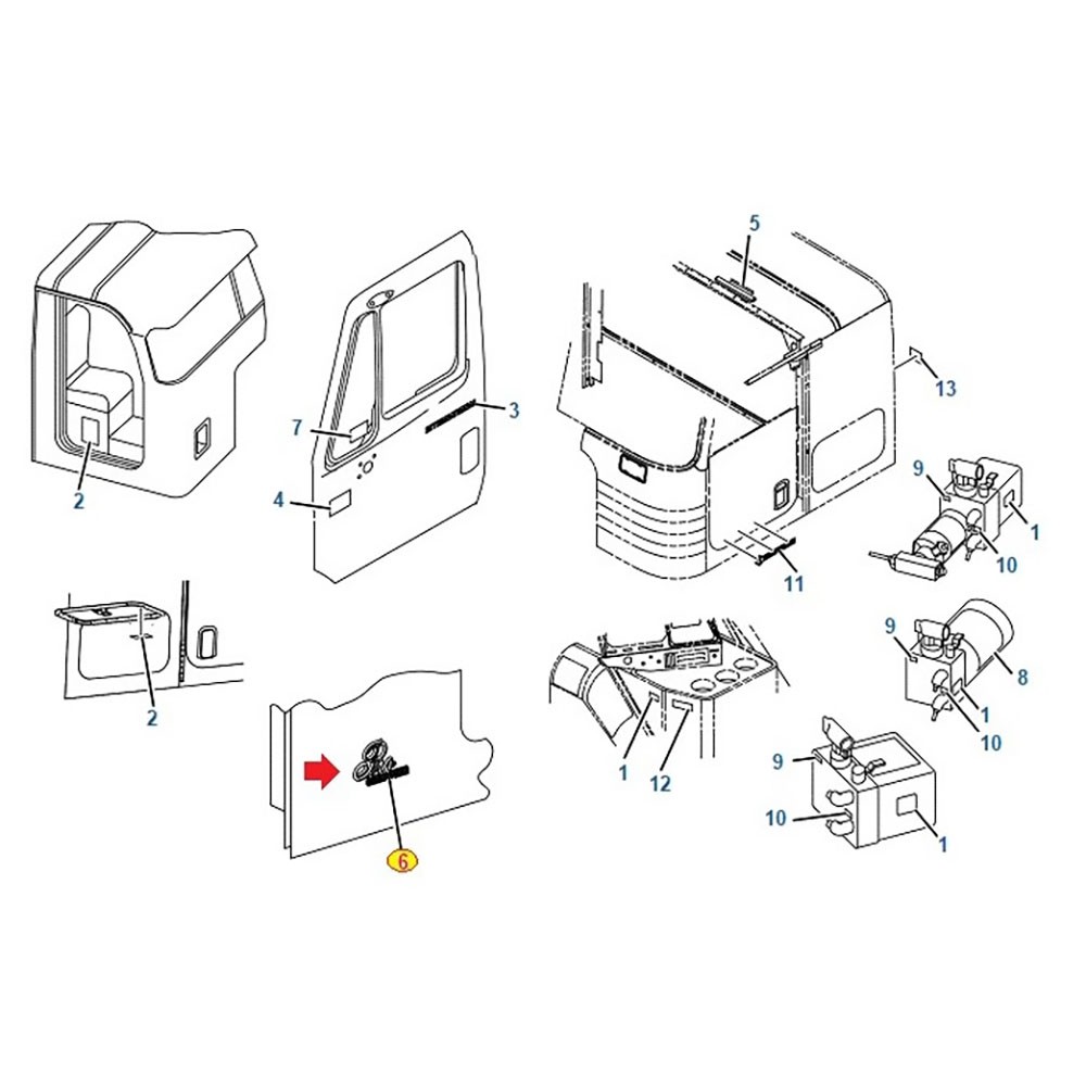 Emblema Pro Sleeper International 9800 2023540C1