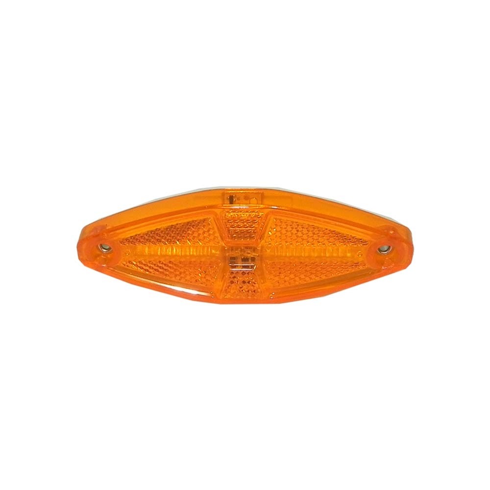 Lanterna Lateral Led Amarela Bivolt Com Guia De Luz 2056AM