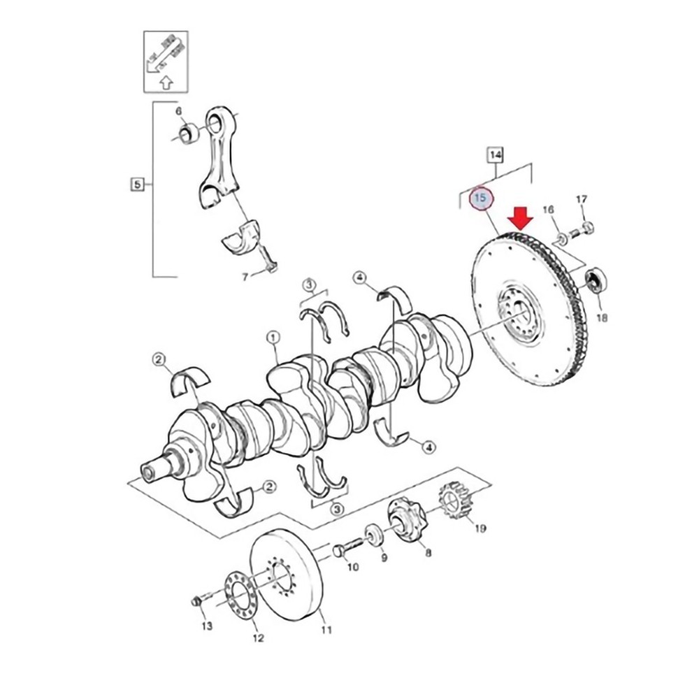 Cremalheira Motor Volvo EDC 360 Nh Fh D12 12D D13A