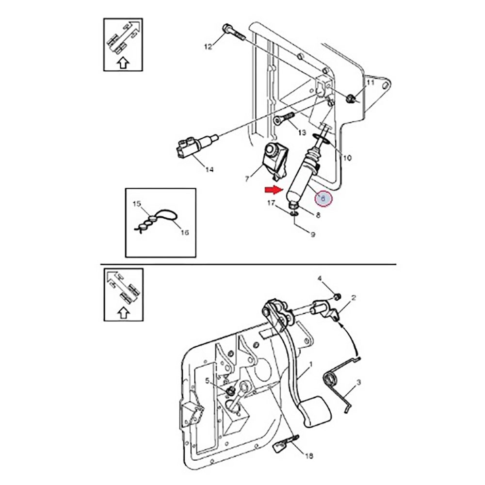 Cilindro Embreagem Superior Volvo Fh Nh Plastico 20835246G