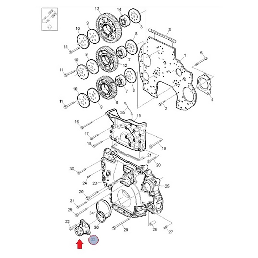 Cubo Acionamento Bomba Combustivel Volvo FH NH12 20838388
