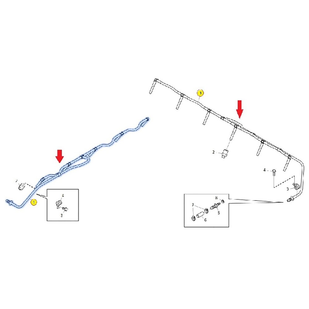 Tubo Agua Sangria Cabecote Scania P250 P310 2145693
