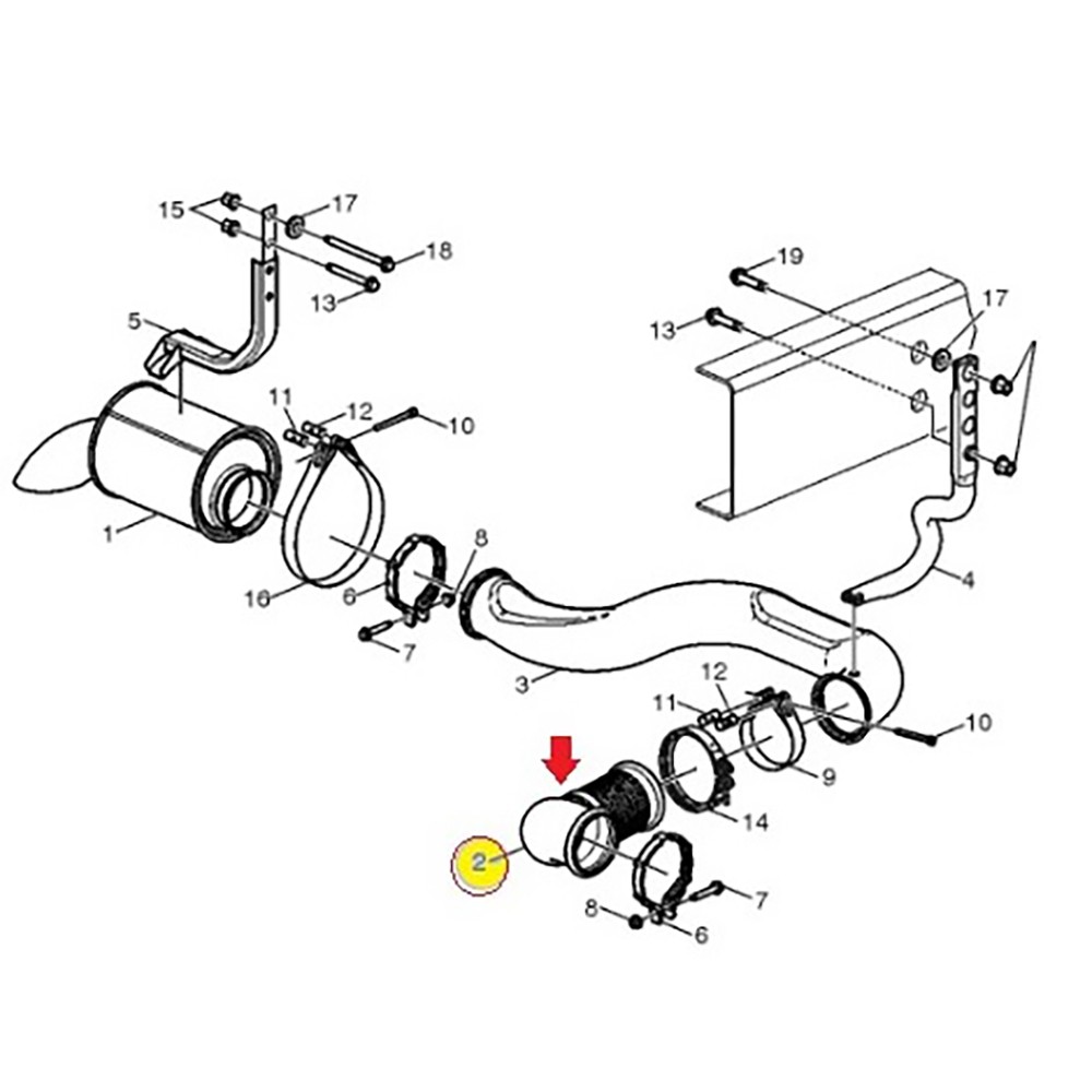 Cano Escape Volvo Fh 2016 Em Diante Euro 5 21489251