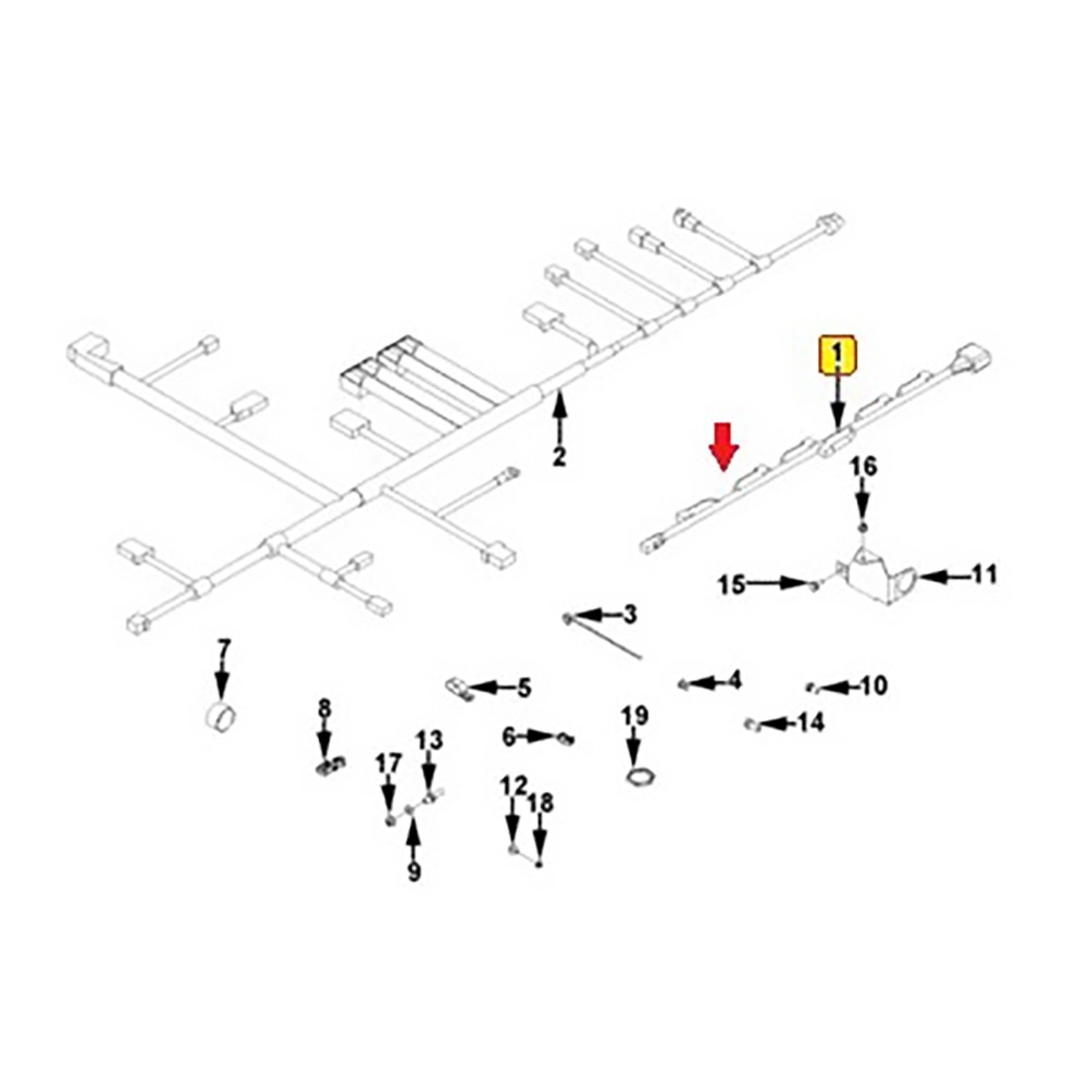 Chicote Eletrico International 9800 Ism M11 Ecm 2864504