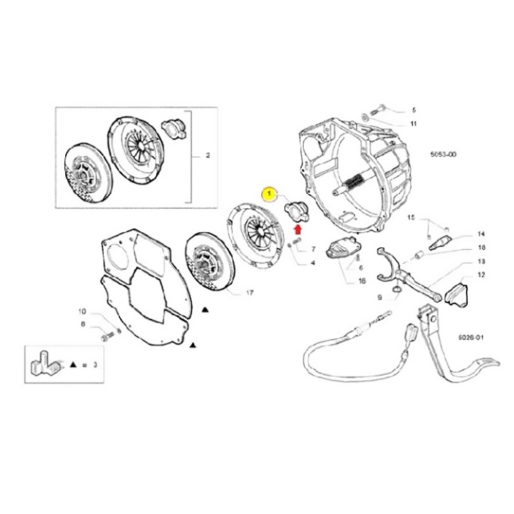 Rolamento Embreagem Daily 3510 4012 4910 4912 5912 2992027