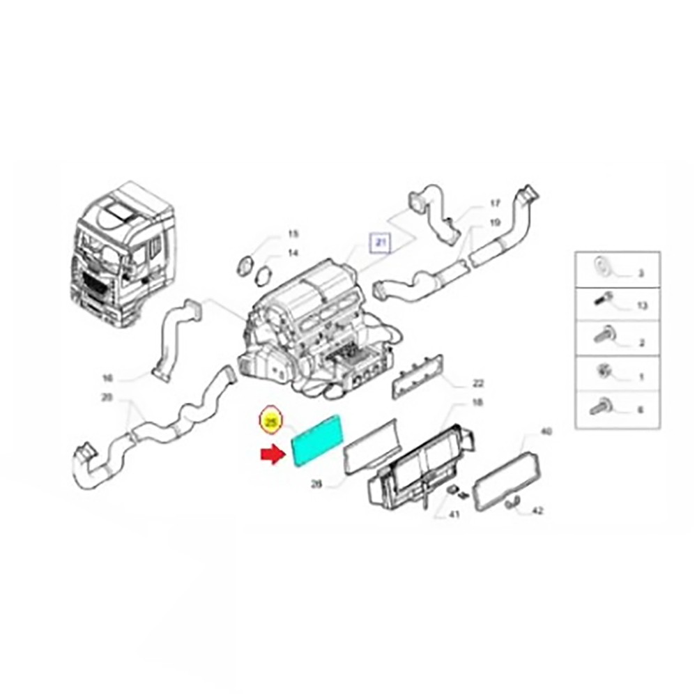 Filtro Ar Condicionado Stralis Trakker 360 440 480 2995964