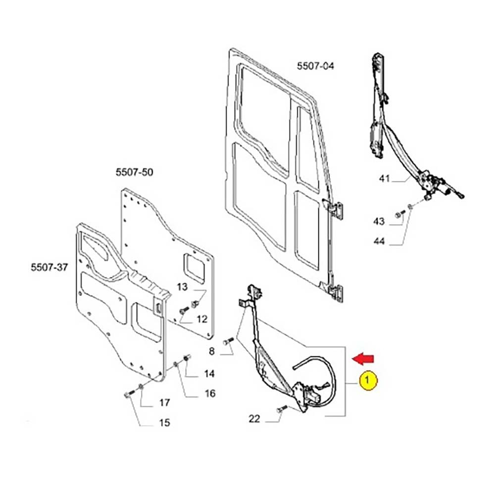 Maquina Vidro Eurocargo Cursor Stralis Tector 2997196