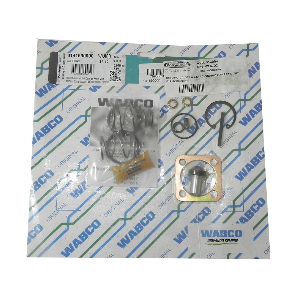 Reparo Valvula Estacionario Carreta Scania 0141690000 313004