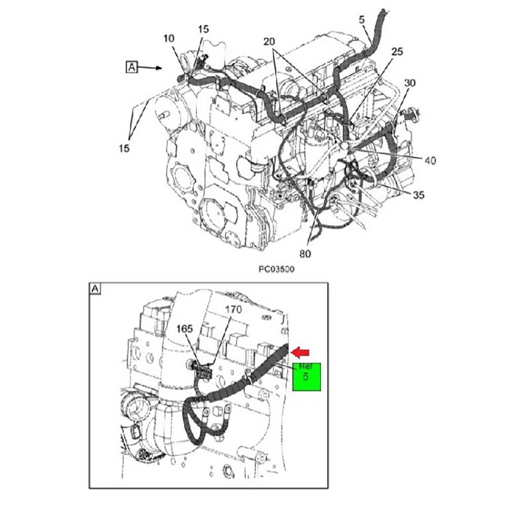 Rele Auxiliar Motor Partida International 4700 3505300C1
