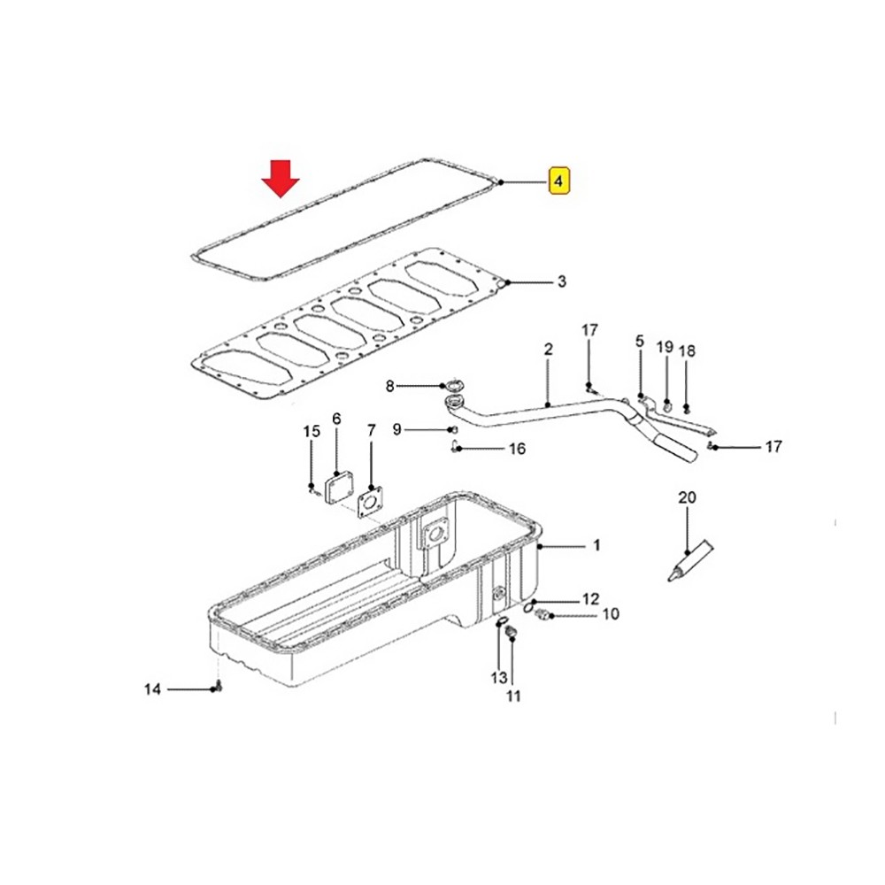 Junta Carter Cummins Volks Ford 19330 25330 31330 3930408