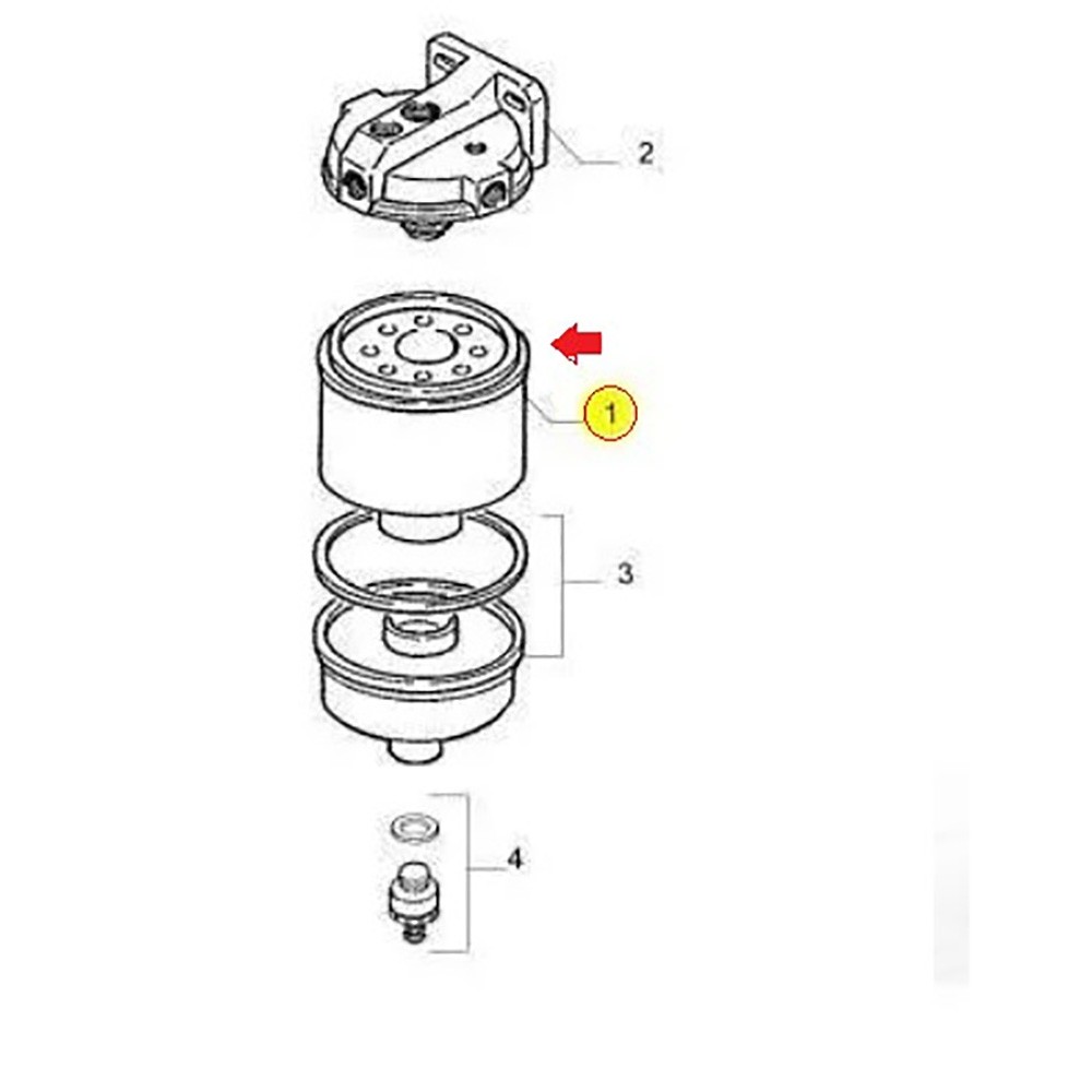 Filtro Racor Iveco Mercedes Eurocargo Tector Om366a 7146717