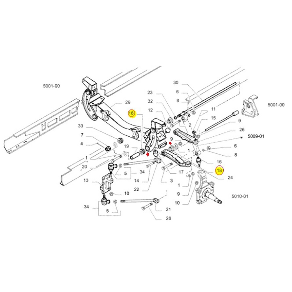 Bucha Bandeja Dianteira Iveco Daily 4012 4910 4912 504277459