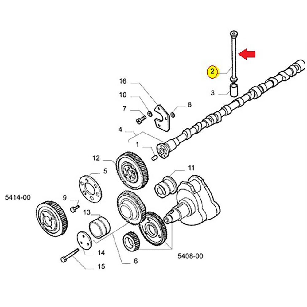 Vareta Valvula Motor Iveco Euro 99432740 270mm 99432740