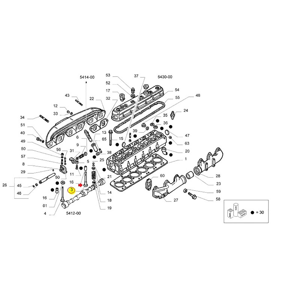Valvula Admissao Iveco Eurocargo 1998 A 2002 500042643