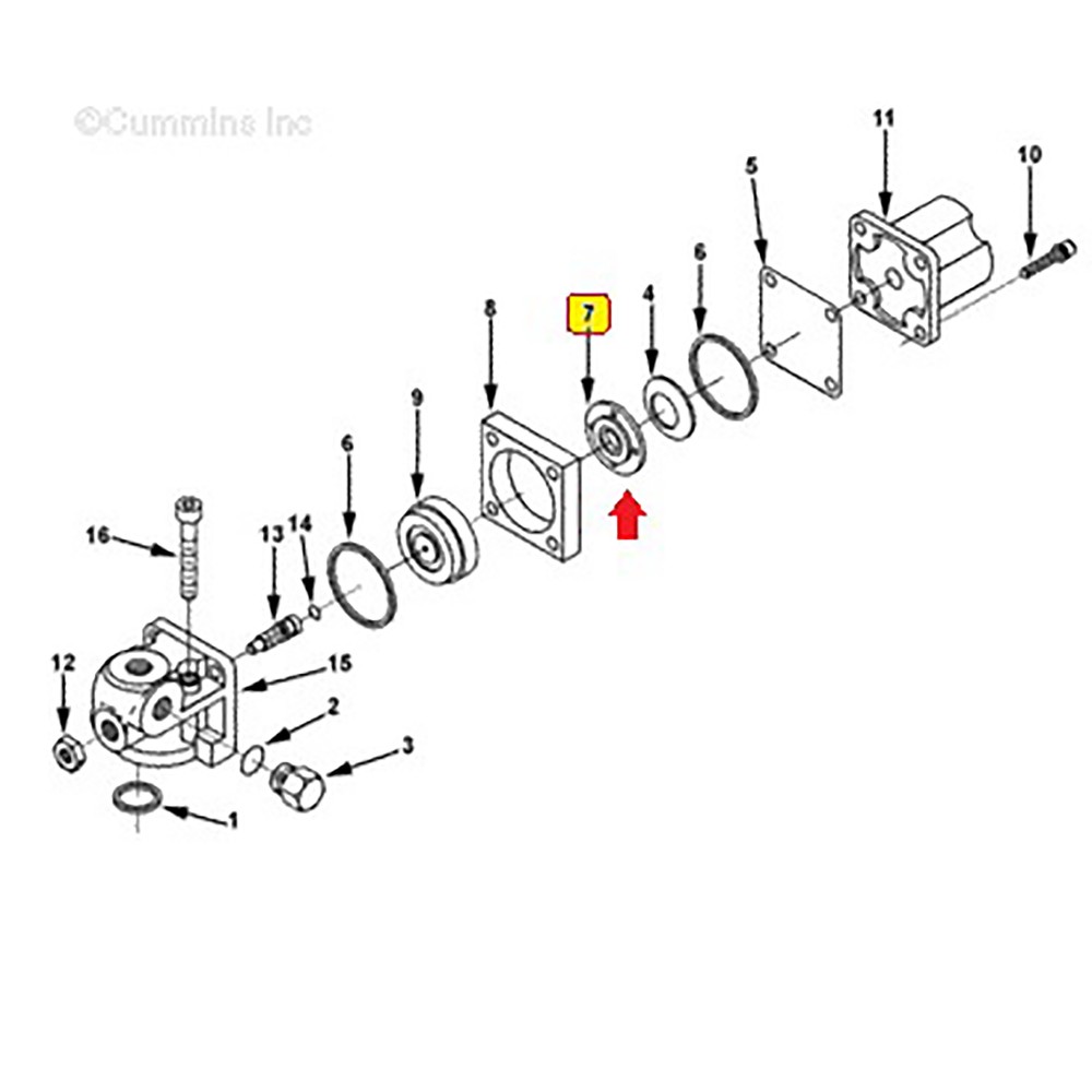 Disco Válvula Combustível Cummins International 9800 196057