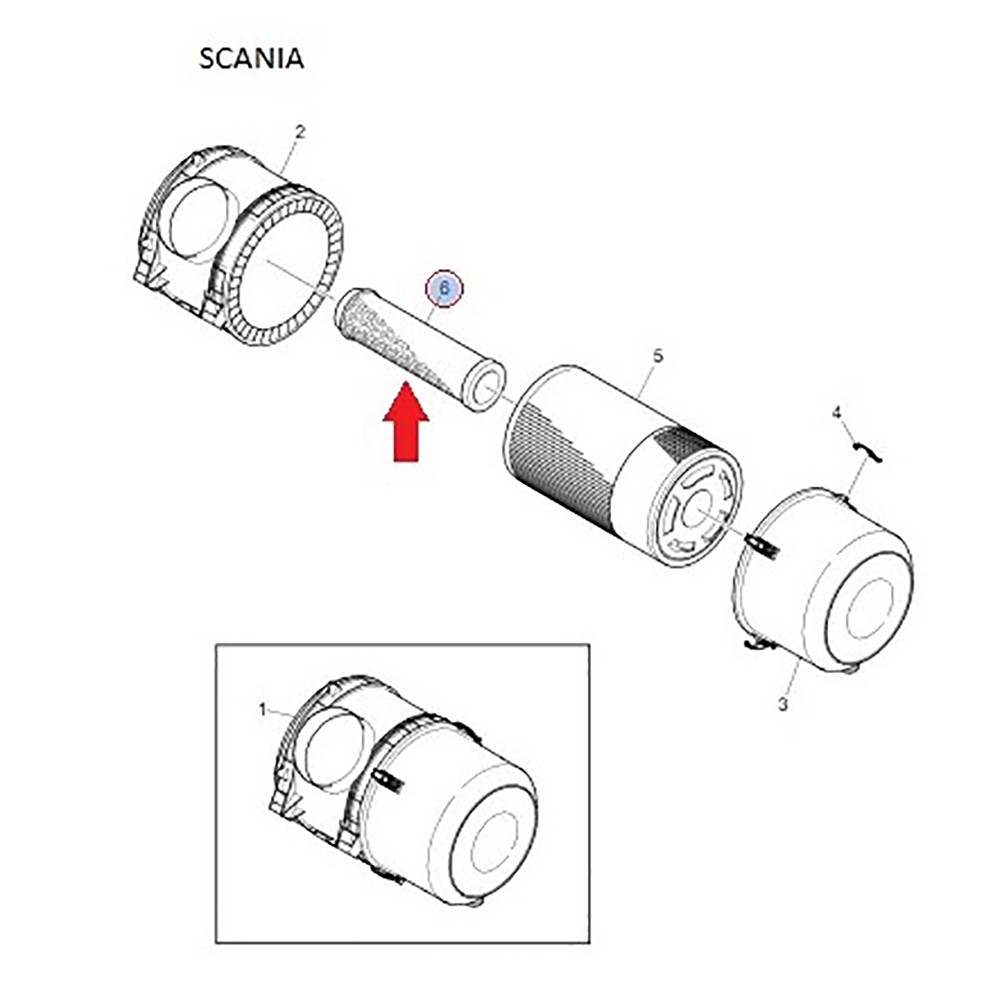 Filtro Ar Interno Mercedes Benz 1938S K124 VM270 4760940104