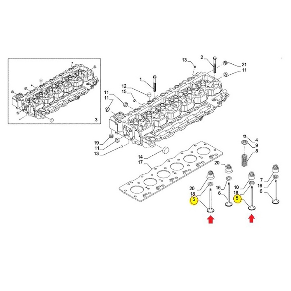 Valvula Escape Iveco Tector Vertis Novo Trakker 4895051