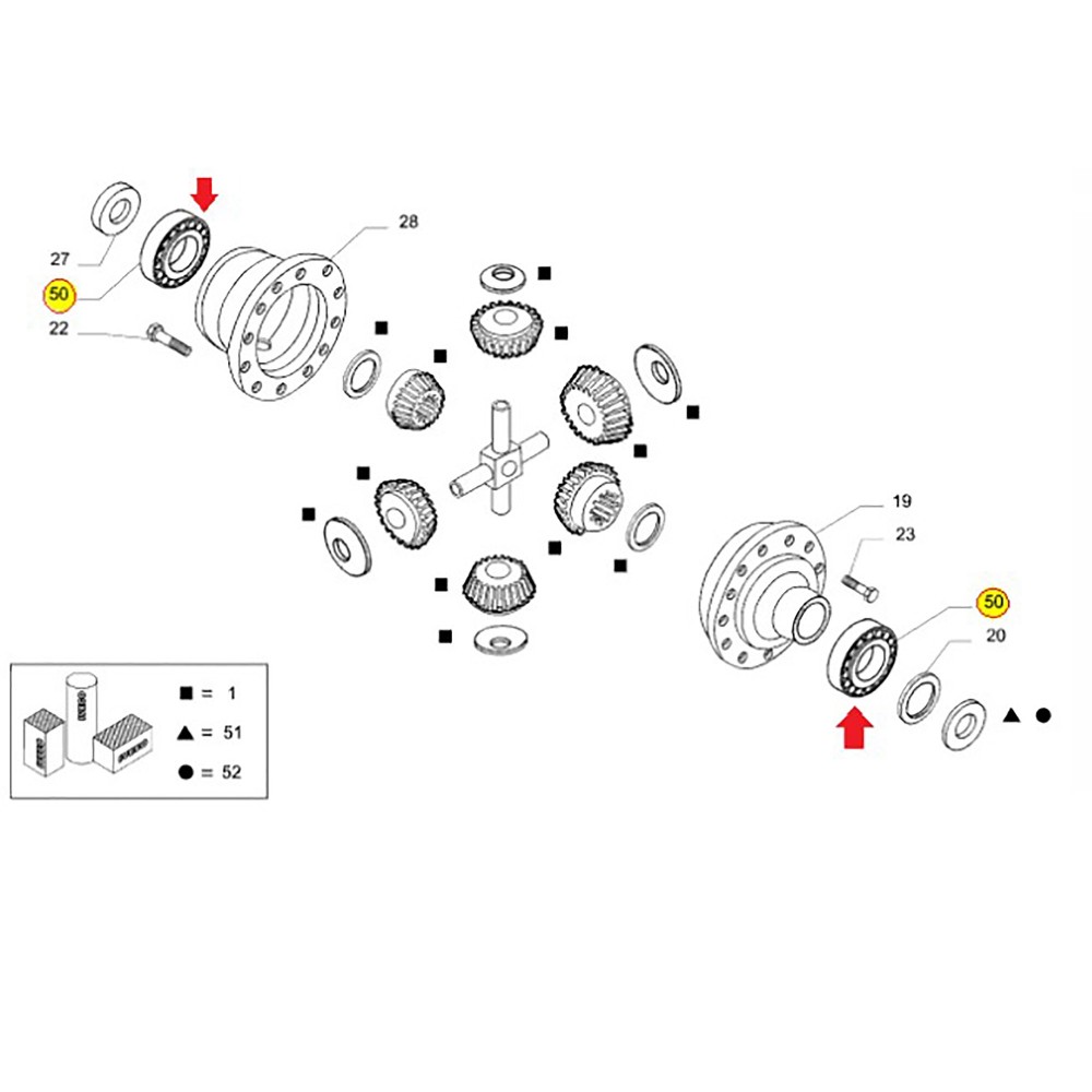 Rolamento Lateral Coroa Iveco Daily 1997 A 2002 5912 1905216