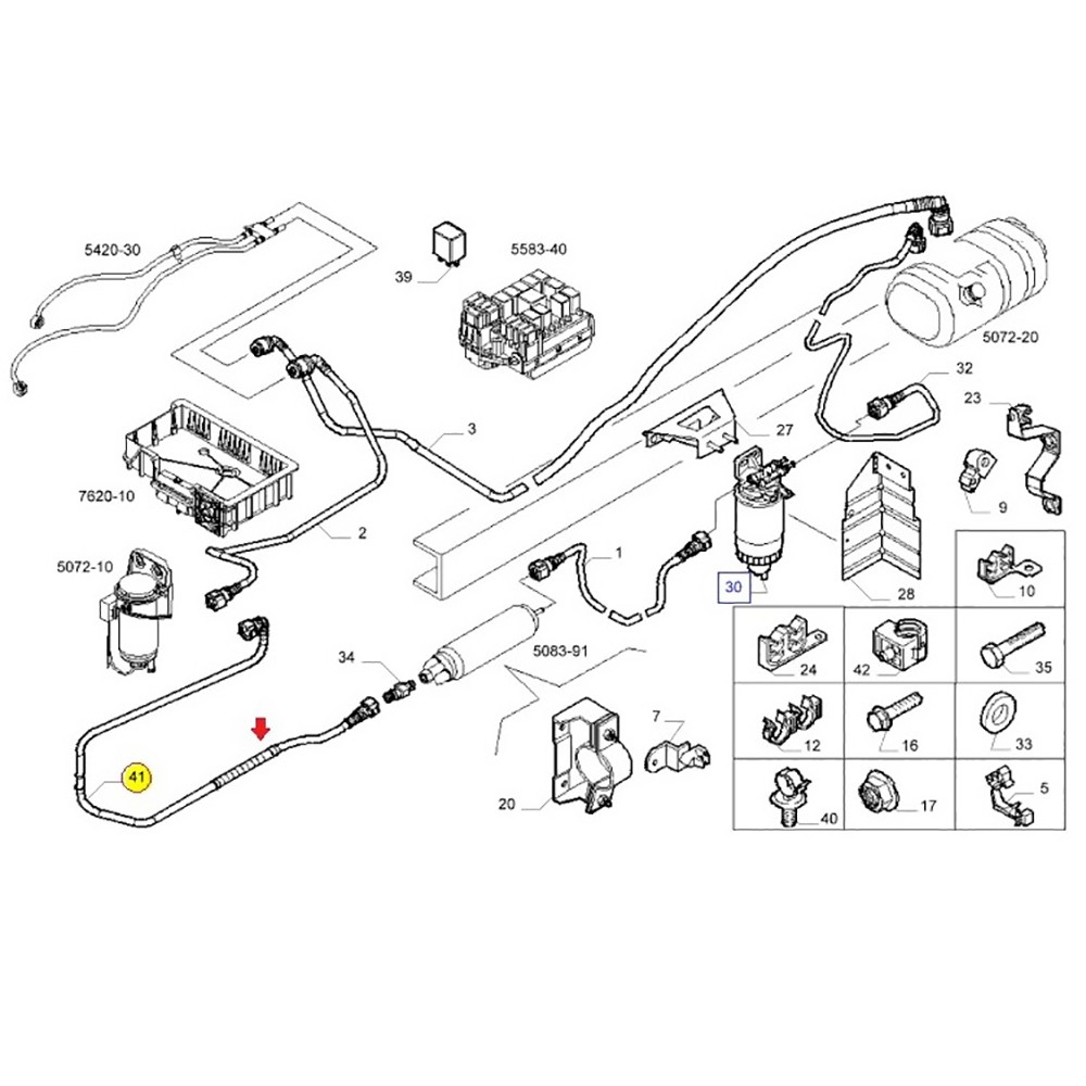 Tubo Diesel Iveco Daily 35S14 40S16 45S14 55C16 504246028