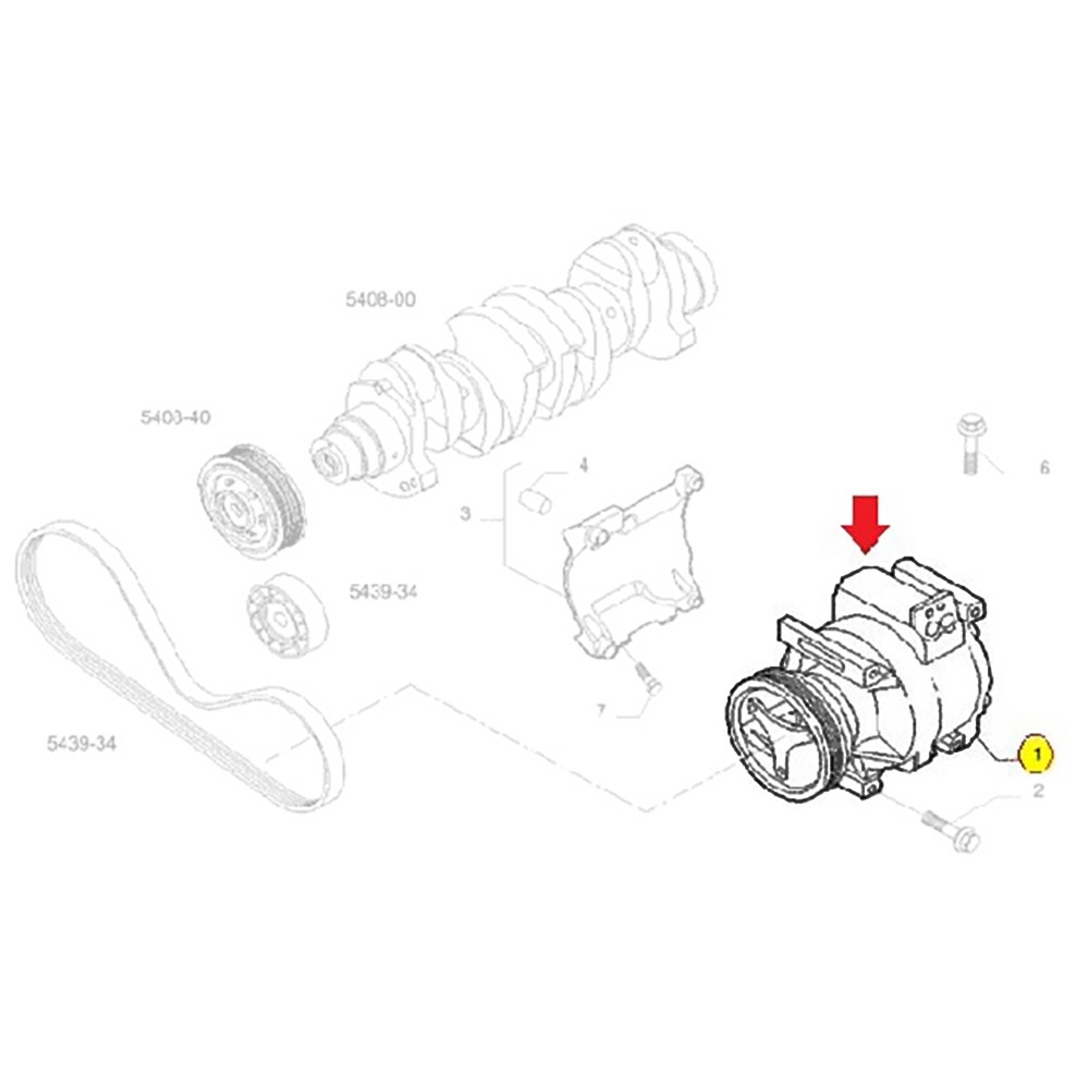 Compressor Ar Condicionado Iveco 50C17 35S14Hd 504384698