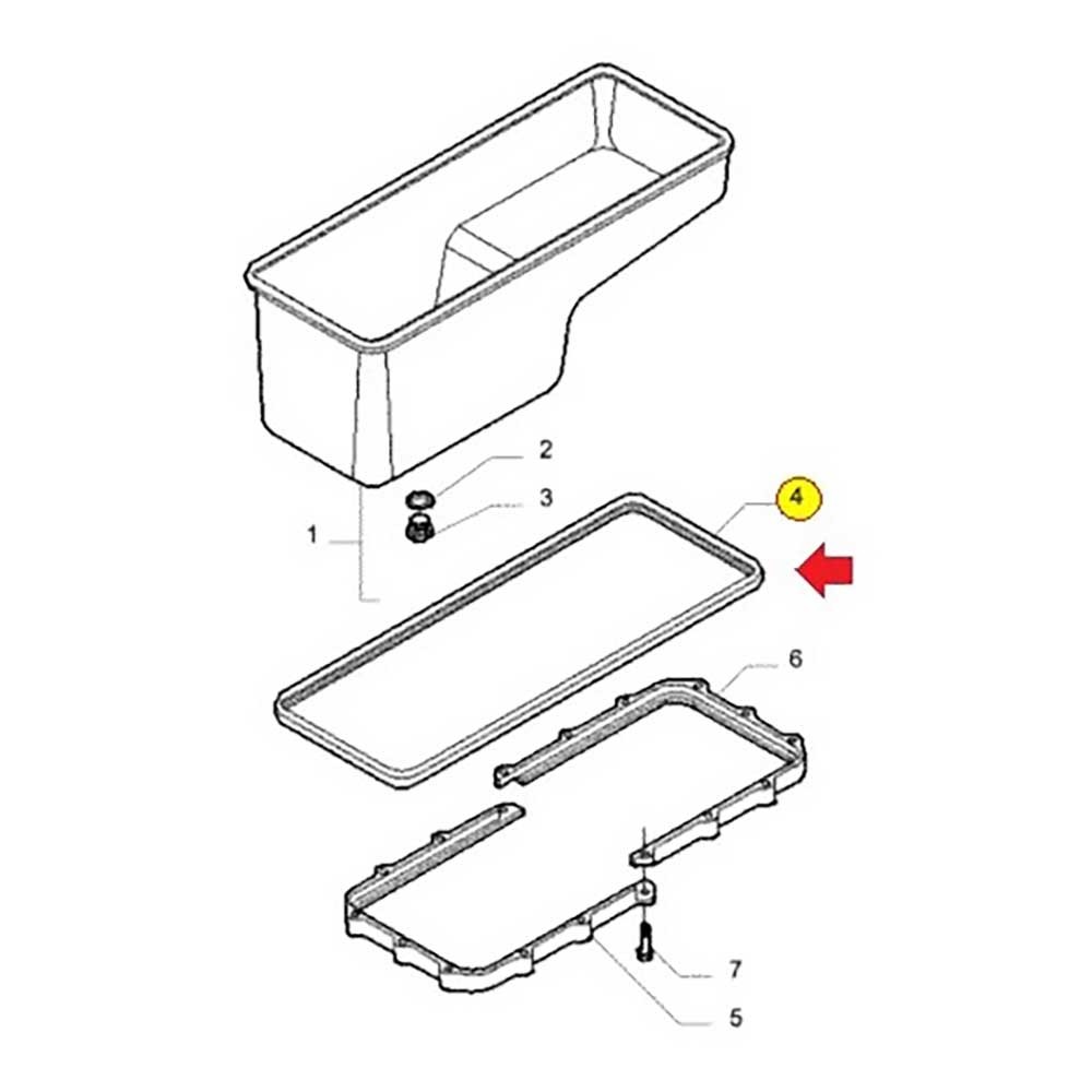 Junta Carter Iveco Stralis 450S38T Motor Cursor 5801464913