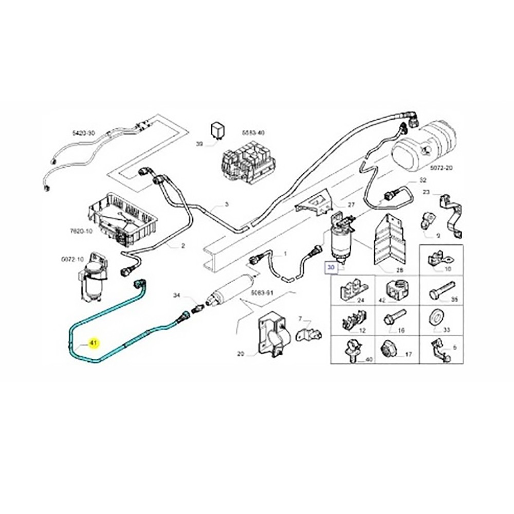 Tubo Diesel Iveco Daily 35S14 40S16 45S16 55C16 5802021489