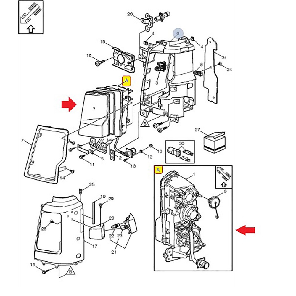 Farol Volvo FH12 FM12 2004 A 2009 Lado Direito F182 20360899