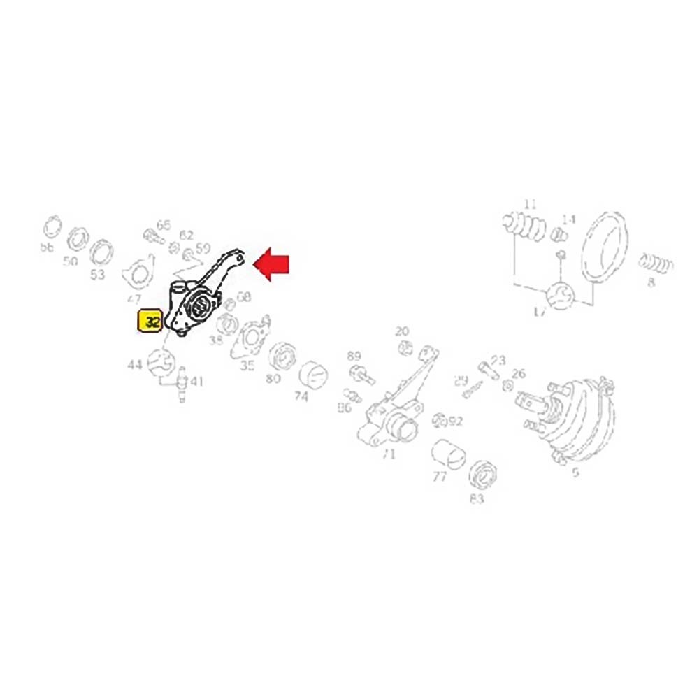 Catraca Freio Mercedes 3030 Atego Of1215 Of1318 6174200238
