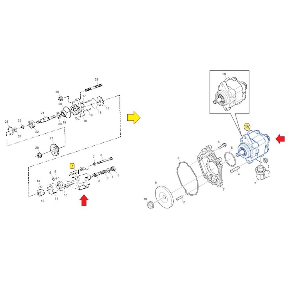 Bomba Direcao Hidraulica Scania T R124 1439958