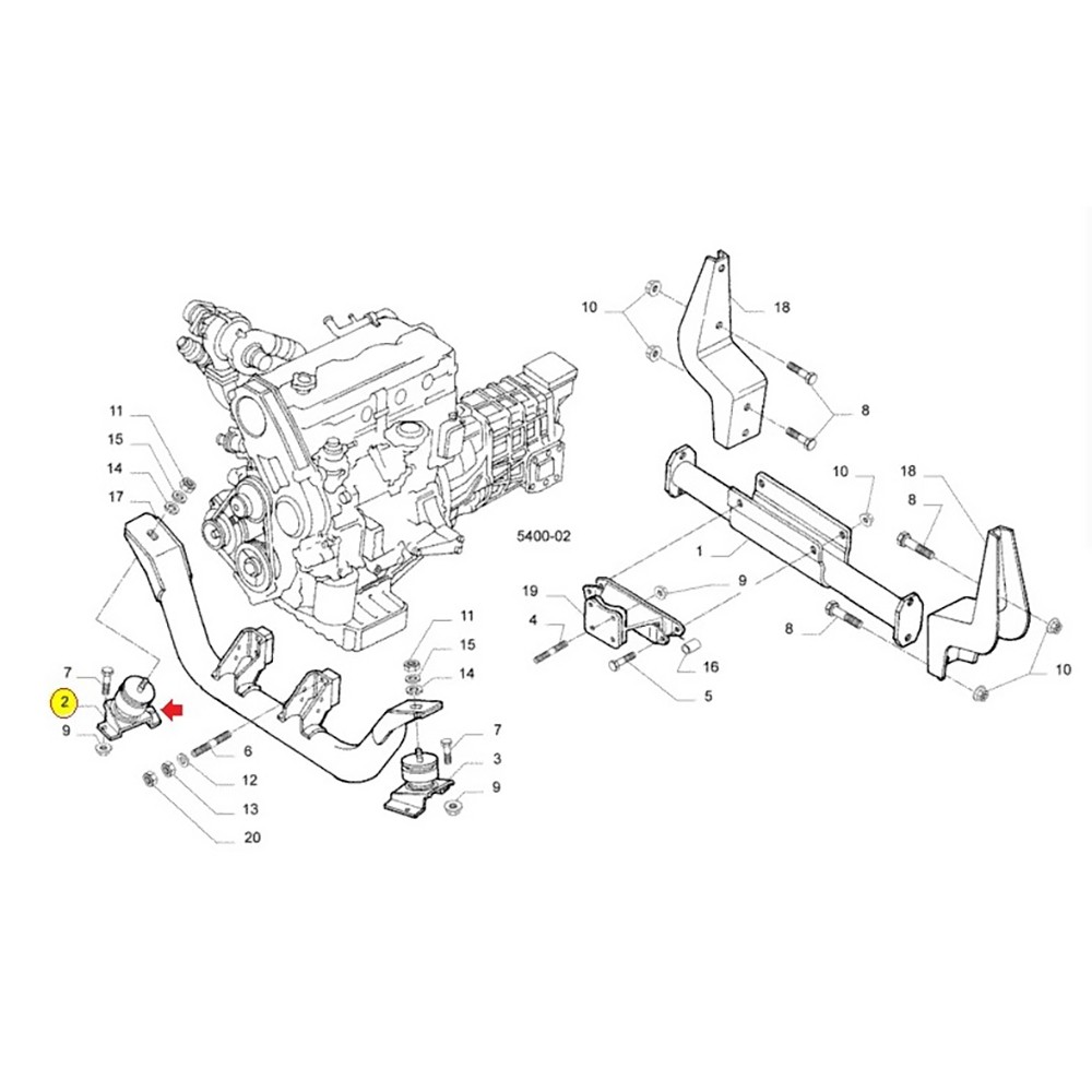 Coxim Motor Iveco Daily 3510 4012 4910 4912 5912 8588903