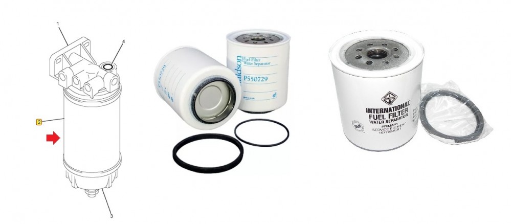 Elemento Filtro Separador International 1677004c91