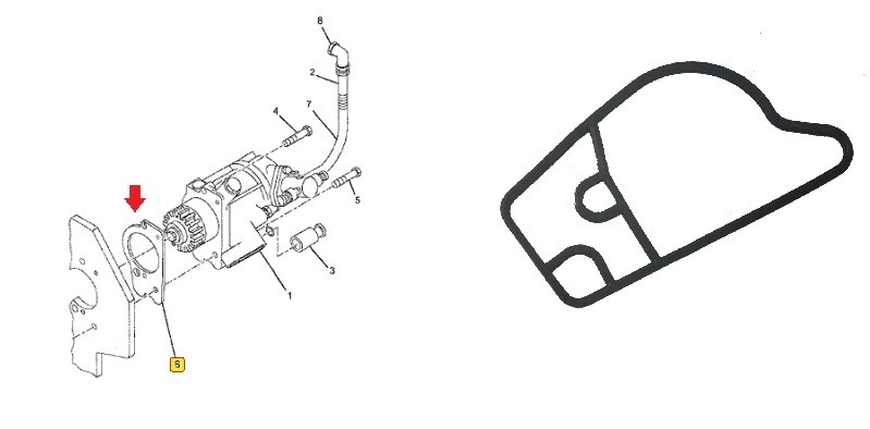 Junta Bomba Alta Pressao International 4700 1825685c1