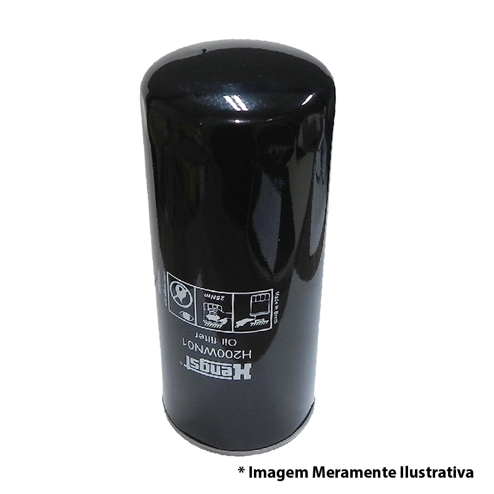 Filtro Lubrificante Volvo B10M B11R FH NH12 Rosca Maior 1 3 8 H200WN01 ...