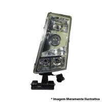 Farol Volvo FH12 FM12 2004 A 2009 Lado Esquerdo Com Plug Redondo 54303 ...